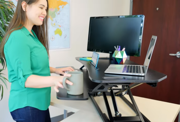 Best Standing Desk Converters For Tall People 2025 | Healthy Body, Mind ...